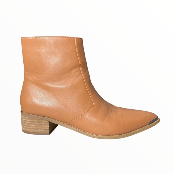 Botkier | Shoes | Botkier Cognac Tan Greer Leather Pointed Toe Side ...